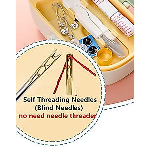 FKOG Green Sewing Project Kit, 135 Pcs Family Sewing Supplies Repair Kit Traveler Sewing Kit Sewing Thread Accessories DIY Sewing Supplies Organizer (Green)