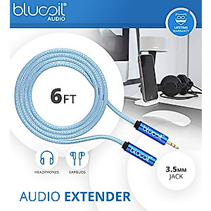 Audio Technica ATH-M40x Professional Studio Monitor Headphone Black Bundle with Antlion Audio ModMic Wireless, Blucoil 6' 3.5mm Extension Cable, Headphone Amp, Headphone Hook and Slappa Headphone Case