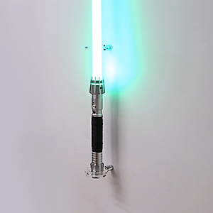 WANLIAN Lightsaber Wall Mount Vertical Lightsaber Holder Acrylic Lightsaber Display Stand for Display Lightsaber wall(clear,hold 1 lightsaber)
