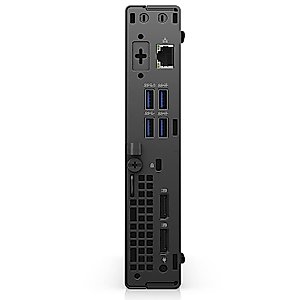Dell OptiPlex 7080 MFF Business Micro Desktop Computer, Intel Hexa-Core i5-10500T up to 3.8GHz (Beat i7-8700T), 32GB DDR4 RAM, 1TB PCIe SSD, WiFi 6, Bluetooth 5.1, Weight Only 2.87lb, Windows 10 Pro