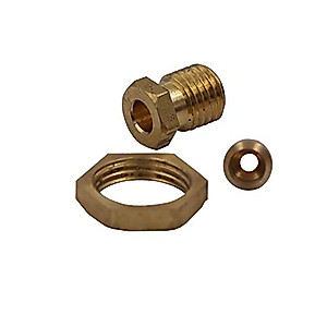 METER STAR Propane Gas Fire Pit Heater Replacement Parts Flame Pilot Burner Assembly Kit