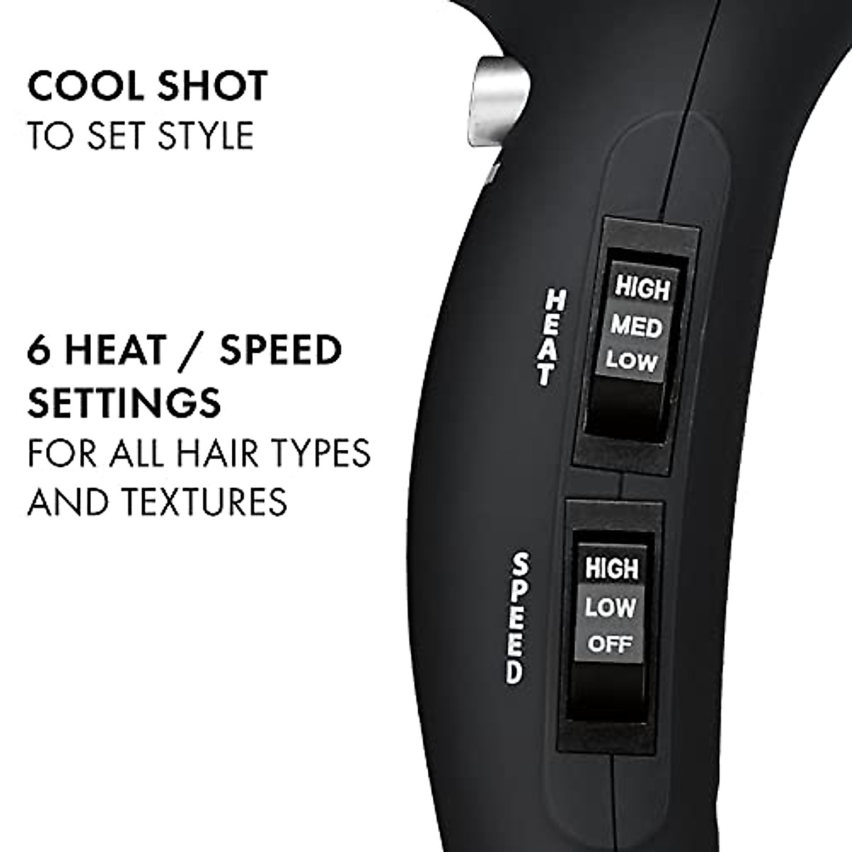 Hot Tools Pro Artist 1875W Turbo Ionic Dryer | Smooth, Frizz Free Blowouts (Black)