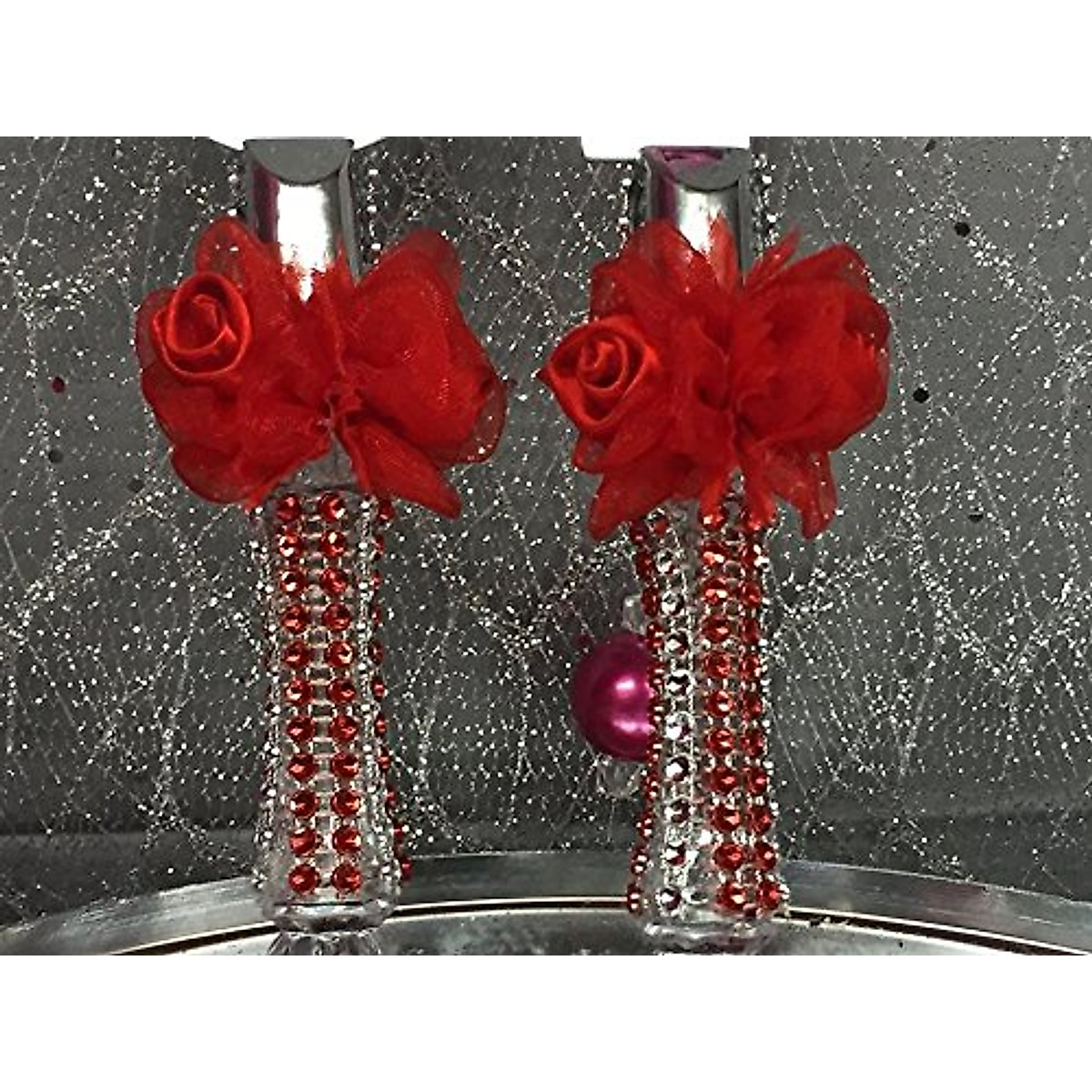 Wedding Red Cake Server & Knife Set Reception Ceremony Party Supplies