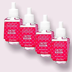Bath and Body Works WallFlower Fragrance Refill Cactus Blossom 4 Pack. 0.8 oz