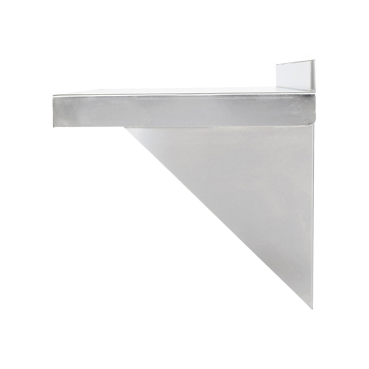 Mix.Home 12" x 96" Wall Mount Shelf, Premium Stainless Steel Solid Wall Shelf - Durable, Rust-Resistant Storage Solution for Kitchen, Garage, or Commercial Spaces