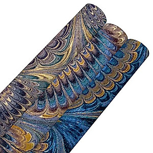 InterestPrint Antique Marbled 58"x 23" Gift Wrapping Papers - 1 Roll