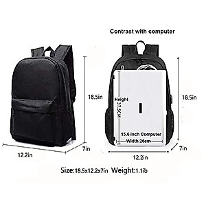 Duuloon Teens Neymar JR Student Bookbag Casual Football Fans Knapsack Classic Canvas Daypacksk for Hiking,Travel