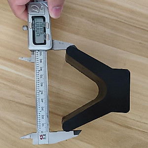 UANOFCN 2" V-Style Boat Trailer Bow Stop Non Marking Polyurethane 1/2" Mounting Hole Diameter