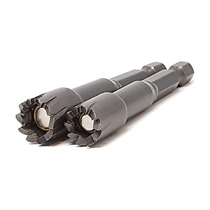 MIDWEST Pookie Buster - 1/4" & 5/16" Magnetic Nut Driver Set with Patented Broach Cutter & Quick Change Hex Shank - MWT-PBSET01