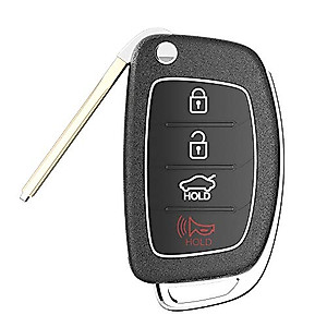 KRSCT Keyless Entry Remote Car Key Fob Replacement Fit For Hyundai Tucson 2016 2017 2018 2019 433 MHz (FCCID:TQ8-RKE-4F25)