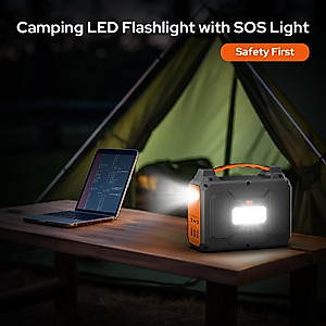 Portable Power Station 100W Portable Generator 146Wh 39600mAh External Lithium Battery Pack with USB C, Portable Power Pack with AC Outlet Power Bank for Camping Home Use RV Vanlife Adventures