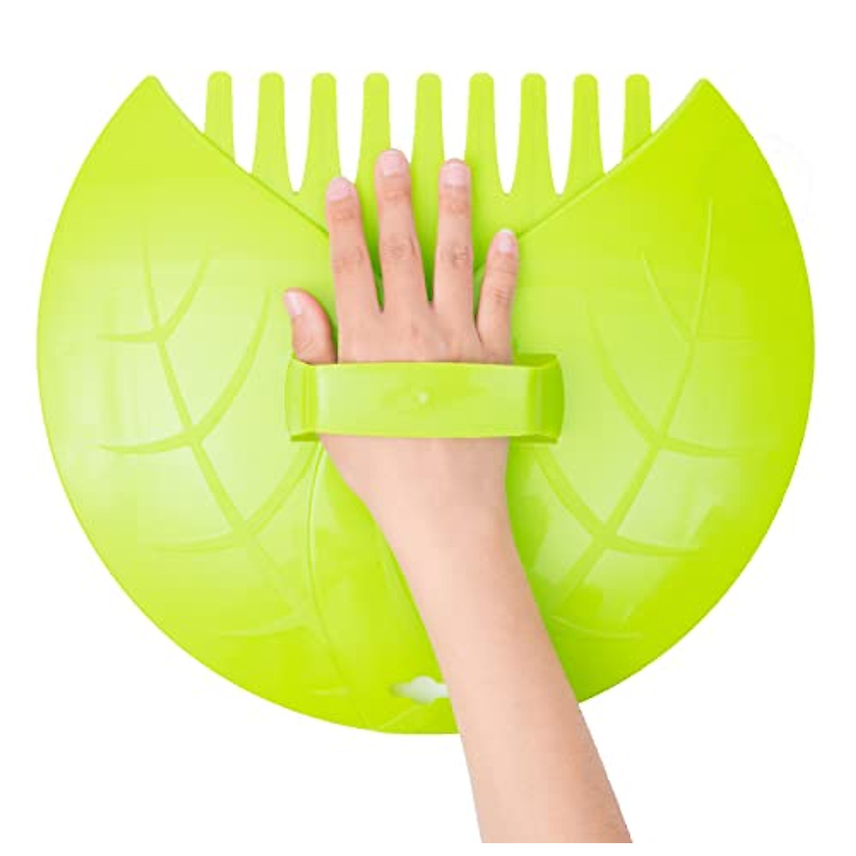 Gardenised Pair of Leaf Scoops, Hand Rakes for Lawn and Garden Cleanup (QI003286)