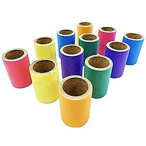 Bonka Bird Toys Chew Bagels Foraging Chew Foot Toy Beak Feet (2108 pk12)