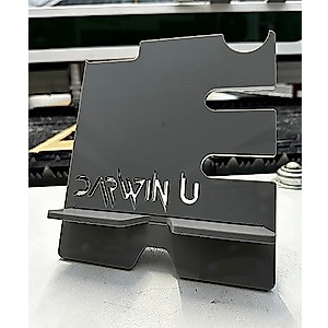 Multi-purpose Desktop Stand For Phone, Watch, & Keys, Handcrafted With Premium Acrylic, Laser-Cut, Compact 8x7", Phone & Watch Charging Station, Gift Versatile Desk Organiser, Easy Assembling