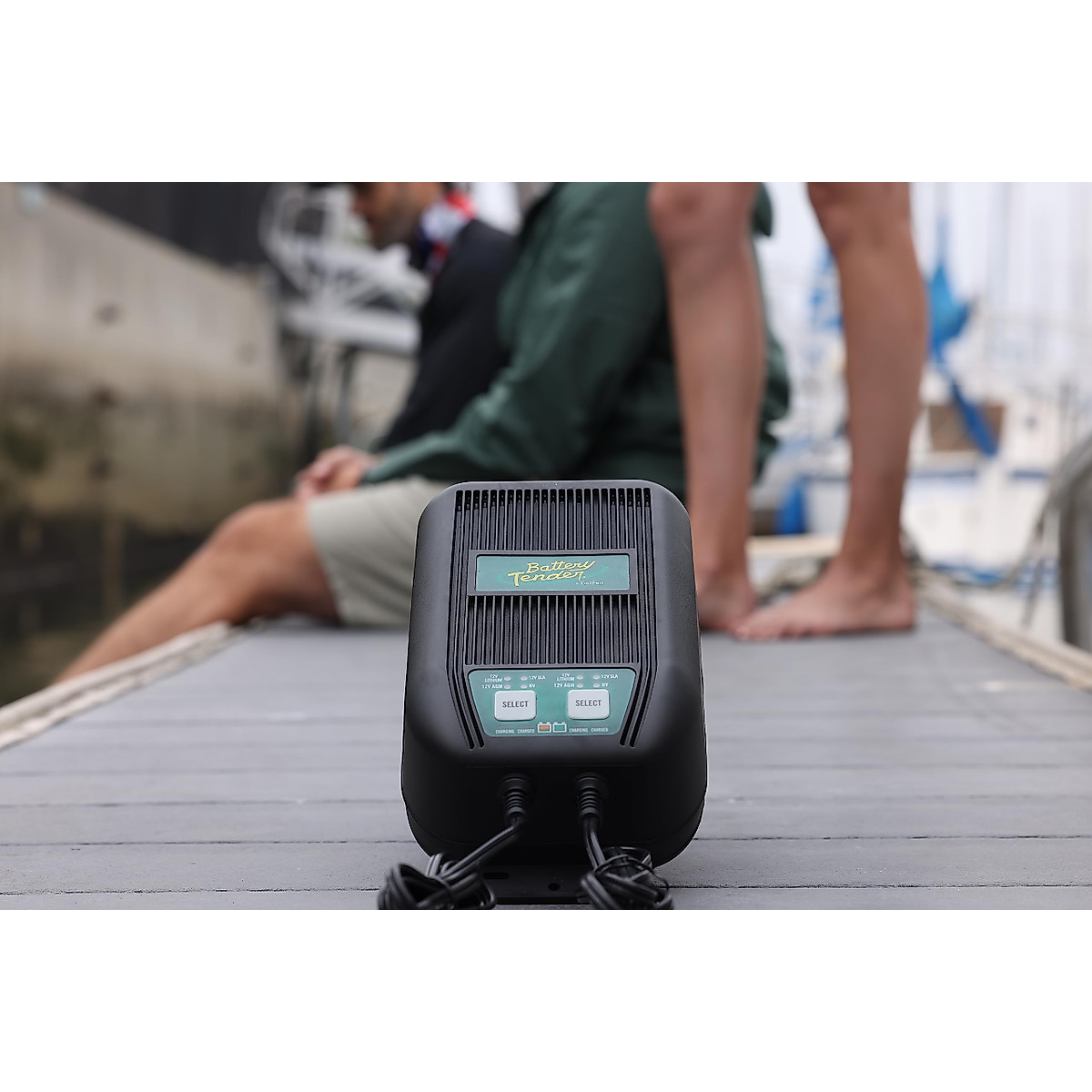 Battery Tender WaveCharge 6 AMP - 2 Bank Multibank Charger - 3 AMPs Per Bank - Selectable 12V / 6V - Smart and Switchable Multi Battery Charger and Maintainer - 022-1002-DL-WH