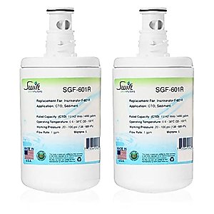 Swift Green Filters SGF-601R Compatible Undersink Water Filter for F-601R (2 Pack),Made in USA