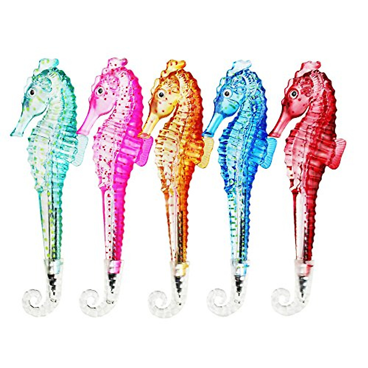 Abhay Creative Fish Pen Case,School Seahorse Pen Set,Cute Ocean Pen for Fish Party Supplies