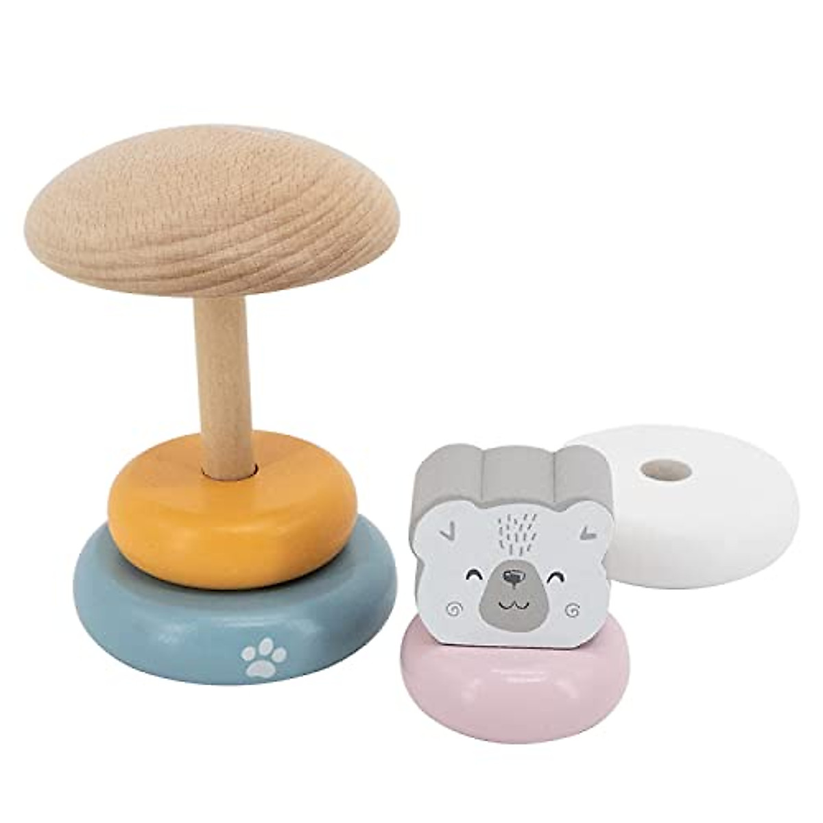 The Original Toy Company PolarB Wood Toy - Polar Bear Stacker