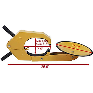 ALAVENTE Car Wheel Locks, 2pcs Wheel Lock Heavy-Duty Anti Theft Parking Wheel Lock Car Parking Wheel Lock
