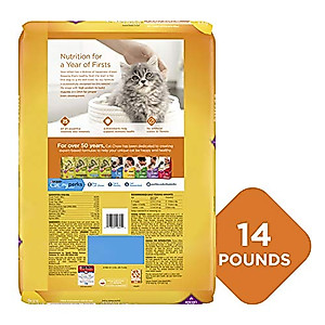 Purina Kitten Chow Dry Kitten Food, Nurture Muscle + Brain Development - 14 lb. Bag