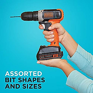 beyond by BLACK+DECKER Drill Bit Set / Screwdriver Bit Set, 46-Piece (BDA46SDDDAEV)