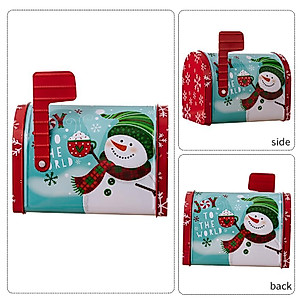 DASHENRAN Xmas Reindeer Gift Box, Christmas Reindeer Gift Box, Christmas Gift Boxes with Lids, Decor Christmas Cookie Tins Tinplate Candy Boxes (B)