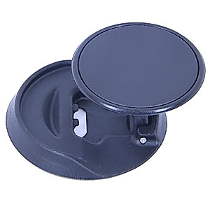 Phone-Gizmos ZGrip – The Ergonomic Phone Grip with Full Features and Grip in Black, with Art Top in Black