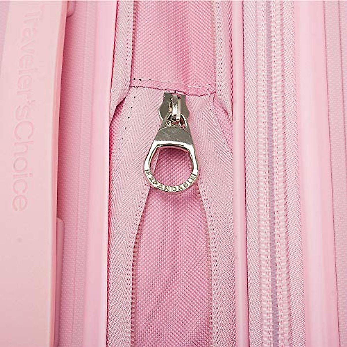 Traveler's Choice Pagosa Indestructible Hardshell Expandable Spinner Luggage, Navy, 2 Piece Set