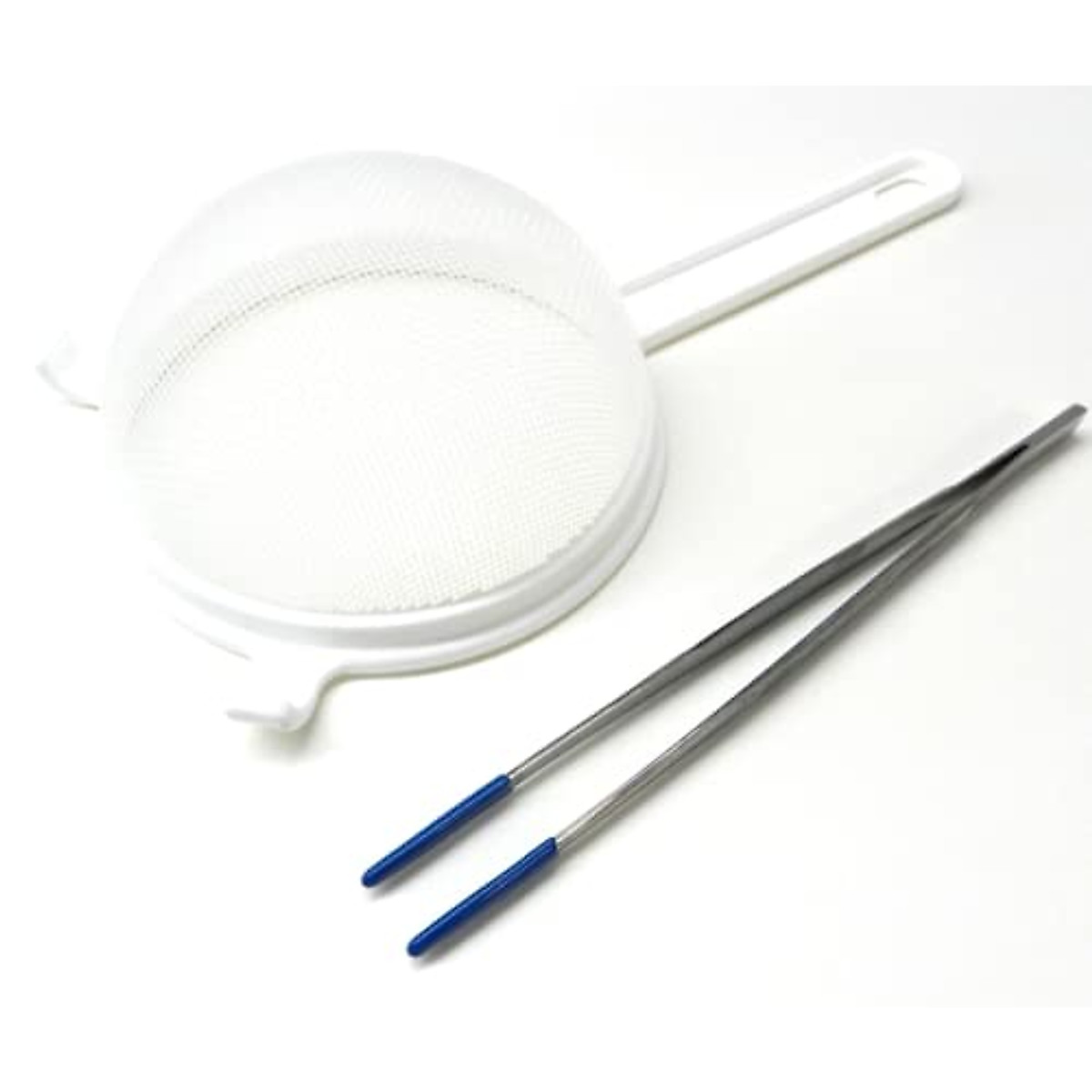 JTS Jewelry Cleaning Basket & Tweezer Ultrasonic Steam Cleaner Strainer + Tweezer