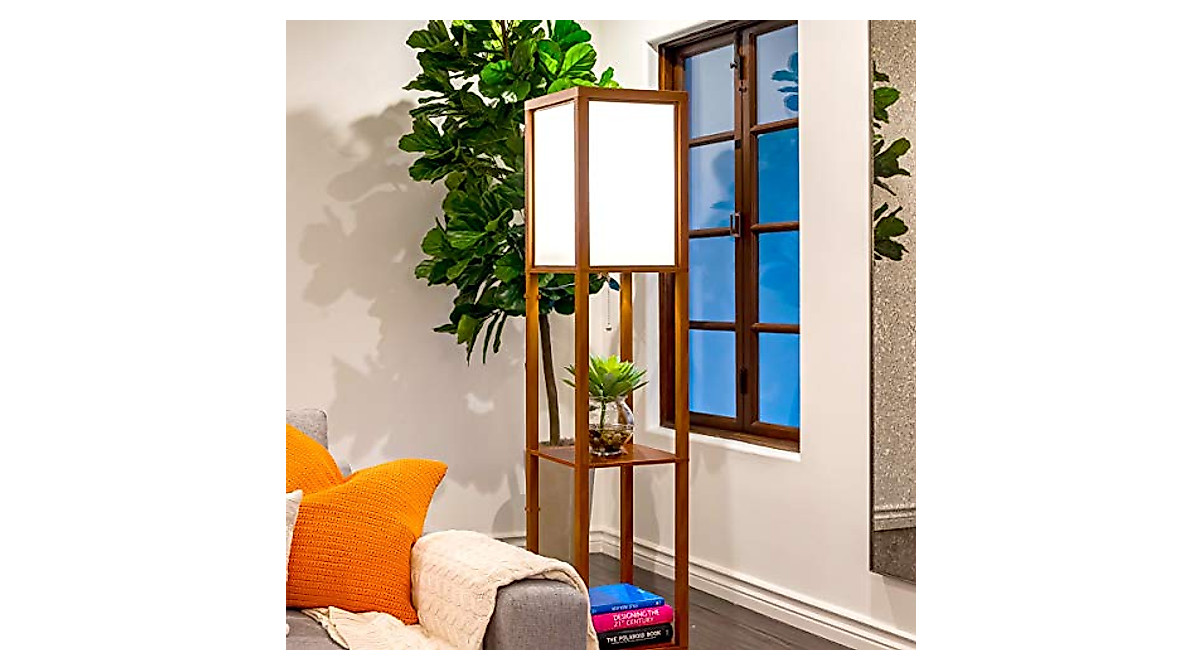 Brightech Maxwell Shelf Lamp - Modern LED Design