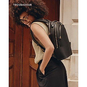 Troubadour Momentum Backpack - Multipurpose Luxury Backpack - Made from Lightweight, Waterproof, Vegan Materials - Spacious Organization - Perfect for Travel, Business, School, the Gym, or On-The-Go