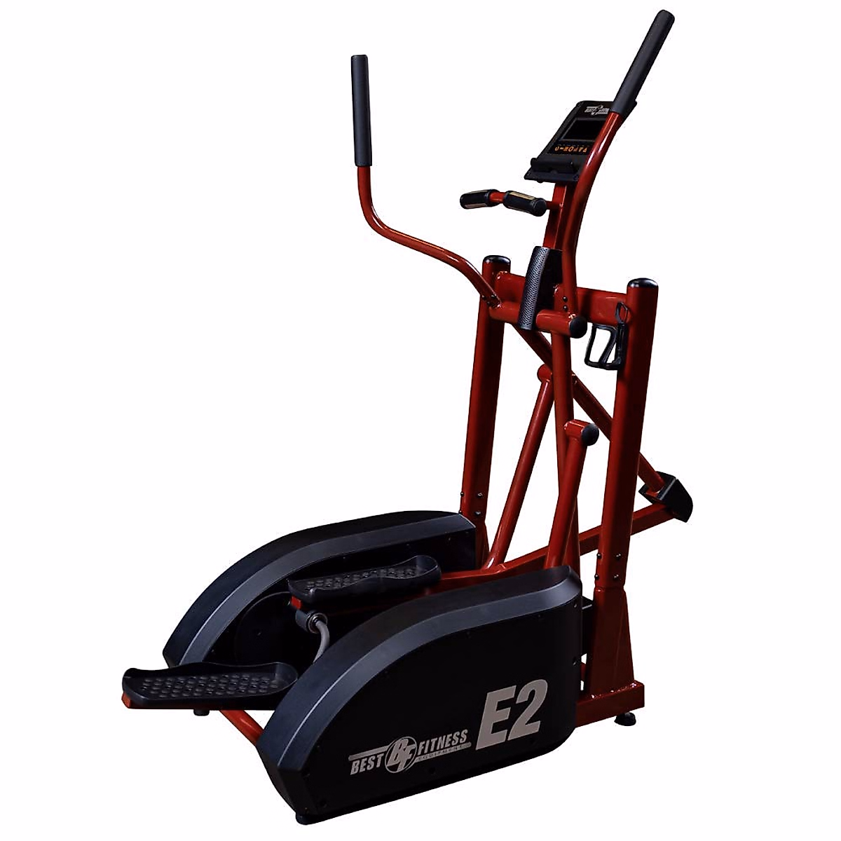Best Fitness (BFE2 Elliptical Trainer Machine, Cardio Workout Crosstrainer Exercising Machines for Home Gym with 275lb Weight Capacity, Red