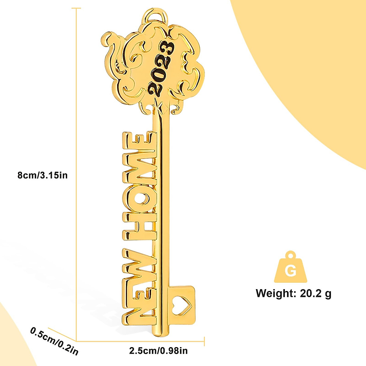 New Home Christmas Ornaments 2023, House Warming Gifts New Home, Our First Christmas Ornaments, Home Keepsake Christmas Tree Hanging Decoration for New Homeowners Gift