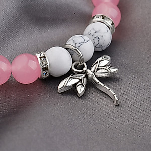 TGBJE Dragonfly Necklace Dragonfly Spirit Animal Gift for Women Daughter Dragonfly Charm Jewelry (Dragonflies Bracelet)