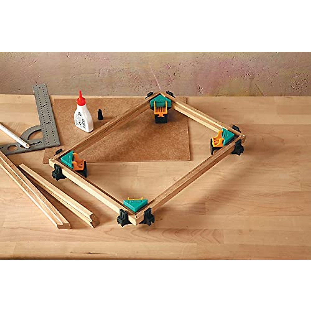 wolfcraft 3051404 3/8-inch to 1-inch (10 mm to 25 mm) Corner Clamp, 2-Pack