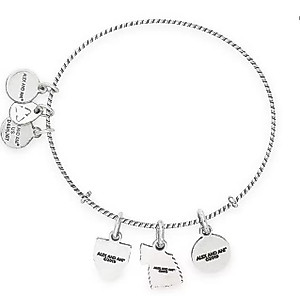 Alex and Ani Game of Thrones, Arya Stark Charm Bangle Rafaelian Silver One Size