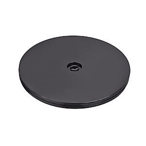 MECCANIXITY 7inch Rotating Swivel Stand with Steel Ball Bearings Lazy Susan Base Turntable for Kitchen Corner Cabinets, Black