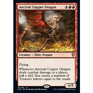 Magic: the Gathering - Ancient Copper Dragon (161) - Battle for Baldur's Gate
