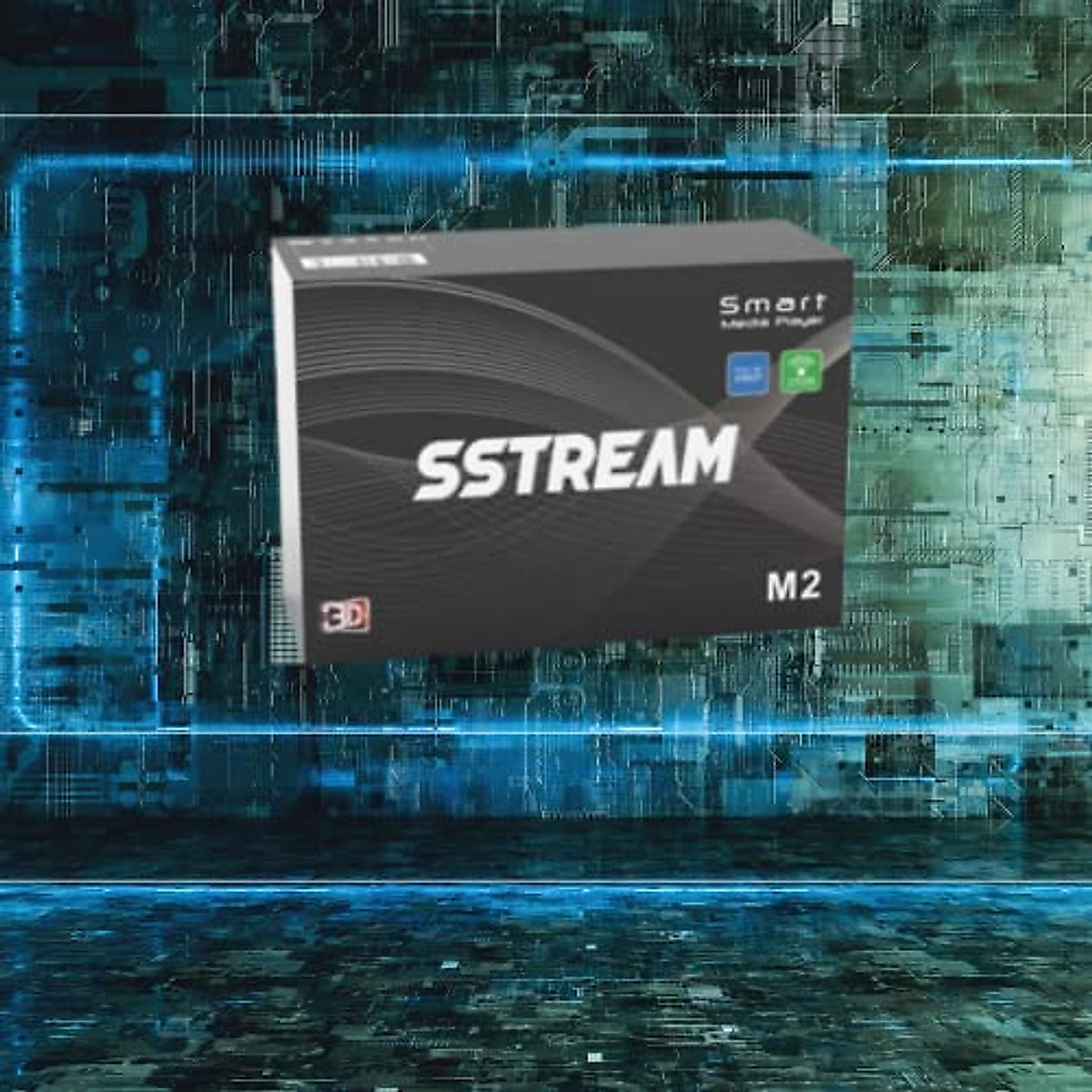 Super Stream M2 Android Box 6 K Smart Media Player Voice Control Remote with 4Gb RAM & 32 GB Media Player