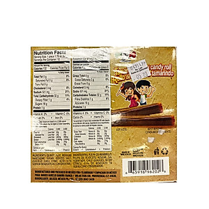 MDM Tamarind flavored Candy roll 12pc tray 1lb 5.16oz (600g) rollo dulce tamarindo