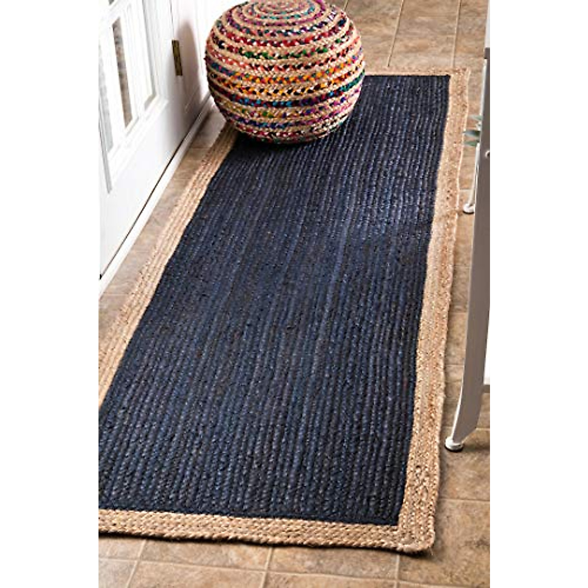 nuLOOM Eleonora Casual Jute Area Rug, 2' x 3', Blue