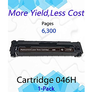 EASYPRINT Compatible Toner Cartridge Replacement for Canon 046 CRG-046H CRG046H LBP654Cdw MF735Cdw MF733Cdw MF731Cdw Printer, (1x Black Pack)