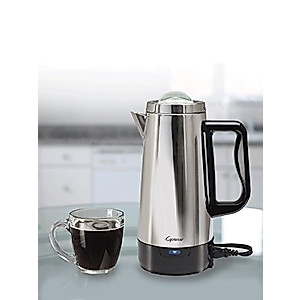Capresso 12 Cup Perk Coffee Maker, Stainless Steel