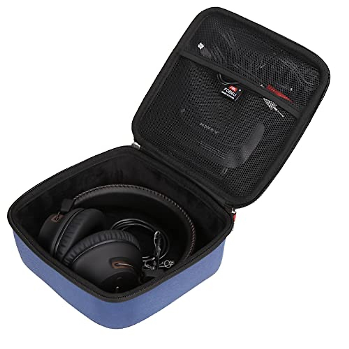 FBLFOBELI Hard Headphones Case Compatible with Avantree HT5009 40Hrs Wireless Bluetooth Headphones, EVA Shockproof Waterproof Travel Portable Storage Bag (Case Only)