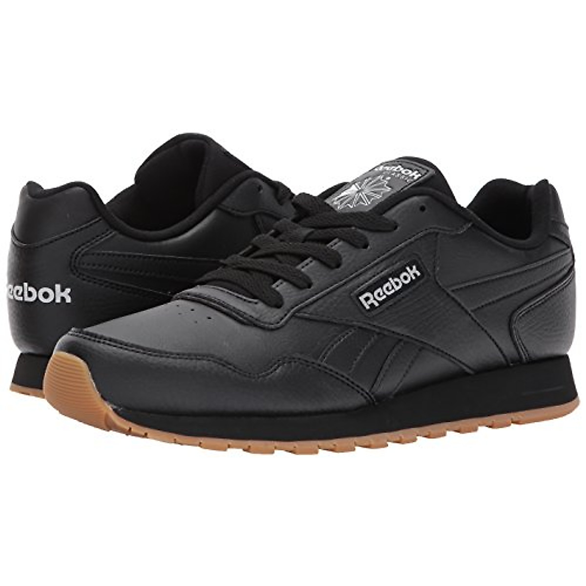 Reebok Men's Classic Harman Run Sneaker, Black/Gum, 13