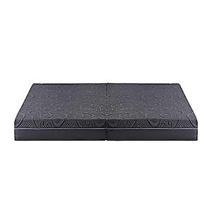 Lexicon Radley 11-Inch Gel Infused Memory Foam Hybrid Mattress, Split King, Gray