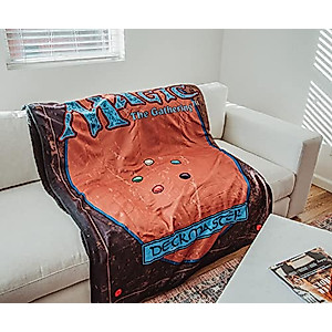 Magic: The Gathering Fleece Throw Blanket | Plush Soft Polyester Cover For Sofa and Bed, Cozy Home Decor, Luxury Room Essential | Tabletop Gamer Gifts For Adults, Teens | 45 x 64 Inches