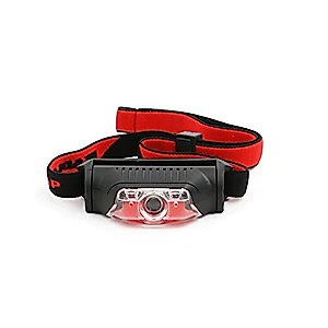 ICOBES Headlamp Mini Head Lamp 4 Modes Waterproof White+2*LED Red Flashlight Headlight Headlamp Torch Lanterna
