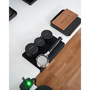 Normcore Espresso Tamping Station I Espresso Tamping Mat I Coffee Tamper Mat I Espresso Accessories Tool for Baristas I Food Grade Non-Slip Silicone I 9.5 Inch x 7.5 Inch