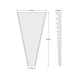 TEKTON 19-Tool Wrench Organizer Rack (Black) | ORG29119